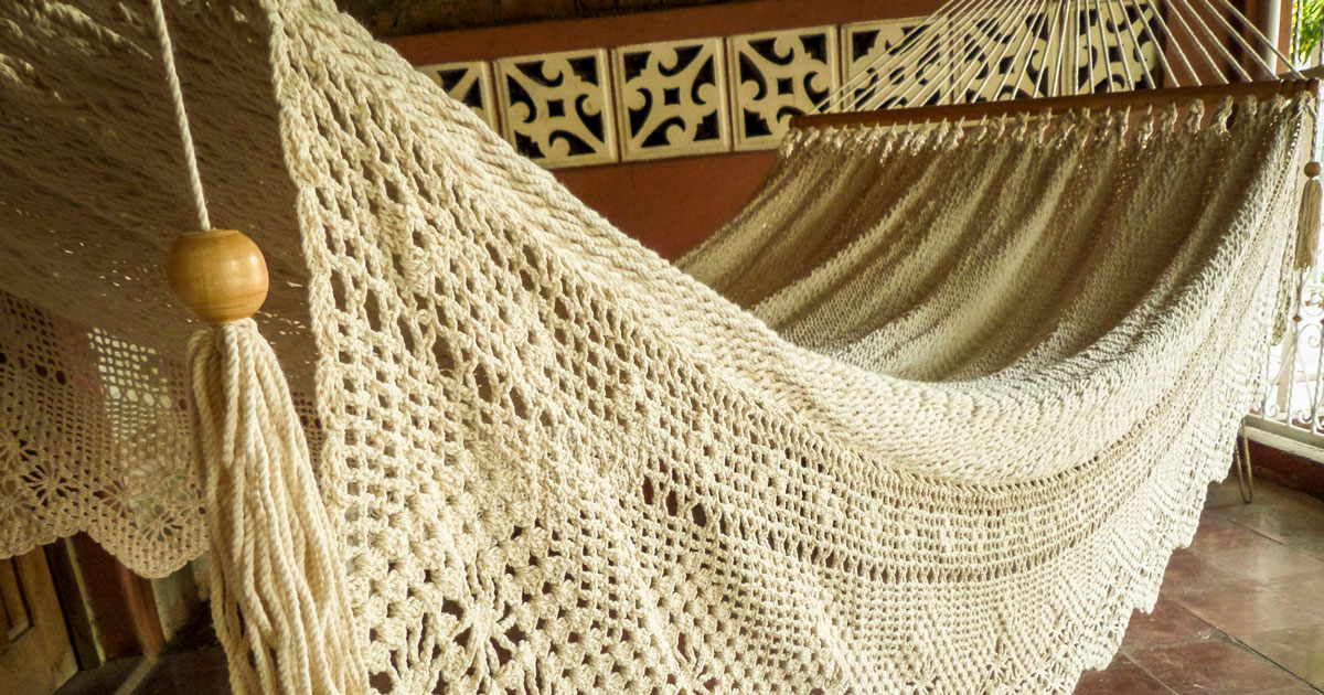 Hamacas con orillas tejidas de lujo » Hamacas Nica