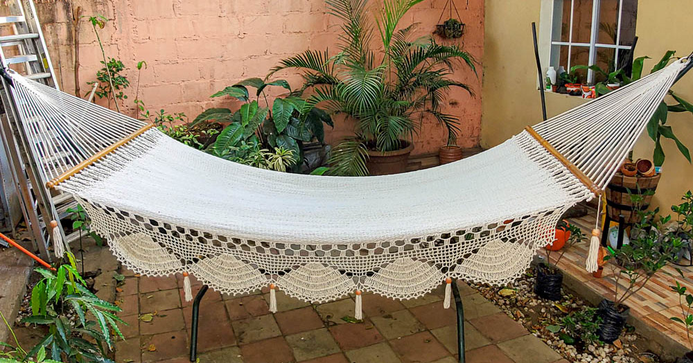 Hamaca Familiar Blanco Crudo » Hamacas Nica
